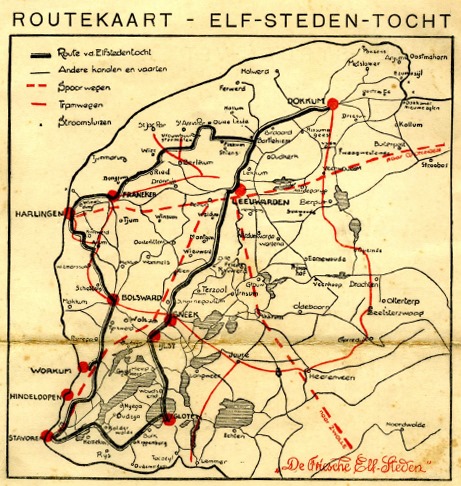 route Elfstedentocht – Elfstedensite